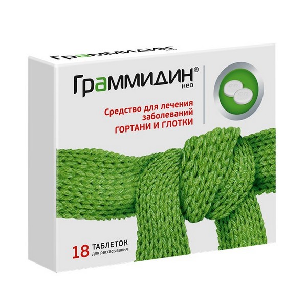 Граммидин нео: инструкция по применению, аналоги, состав, показания